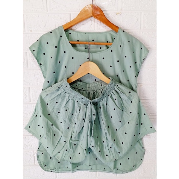 Jual SET PENDEK MOTIF POLCA 202 KAIN RAYON ADEM NYAMAN DIPAKAI pilih ...