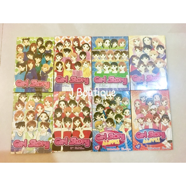 Jual Komik Seri Girl Story 1-6 Tamat + Girl Story Alive 1-2 Tamat Set - Yutaka Kanzaki Comic ...