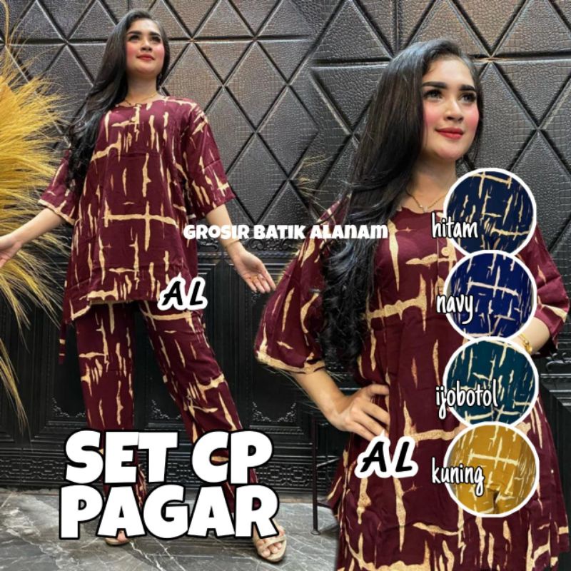 Jual Setelan CP ANDIN Setelan Tyedye Batik Piyama Batik Baju Tidur Dater Cantik dengan potongan ...