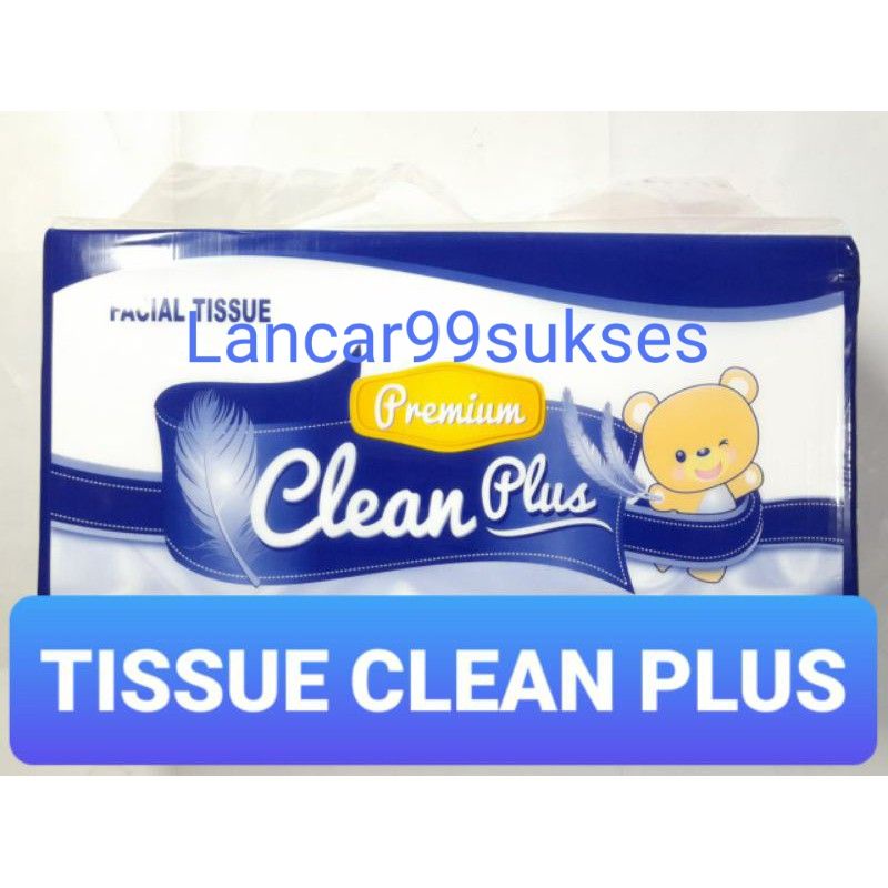 Jual Tissue clean plus 1 kg tissue facial 2 ply | Shopee Indonesia