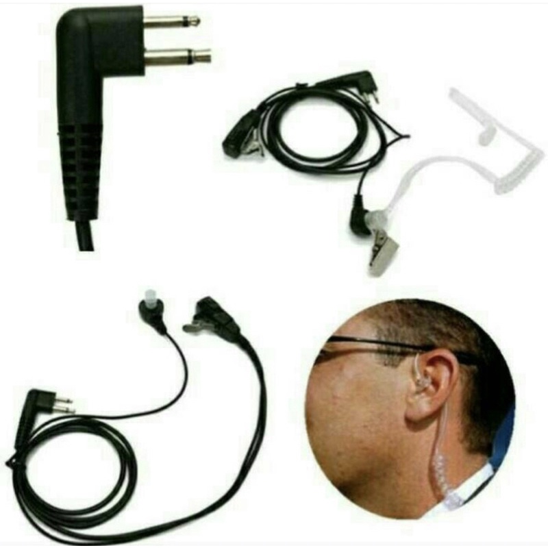 Jual Headset HT FBI paspampres Motorola CP 1660 CP 1300 GP 2000 GP 3188 ...