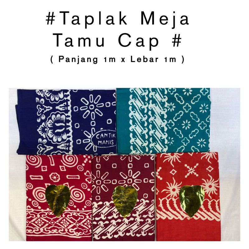 Jual TAPLAK MEJA TAMU BATIK CAP SOLO HALUSAN | Shopee Indonesia