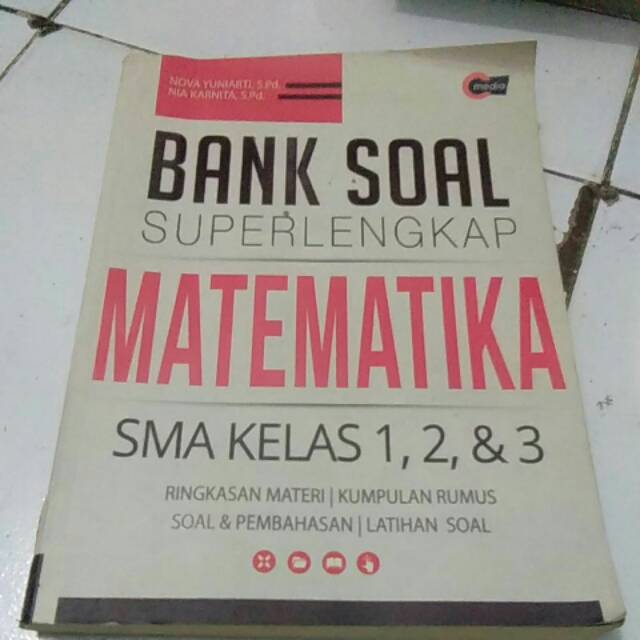 Jual Original Bank Soal Superlengkap Matematika Sma Kelas 1 2 3
