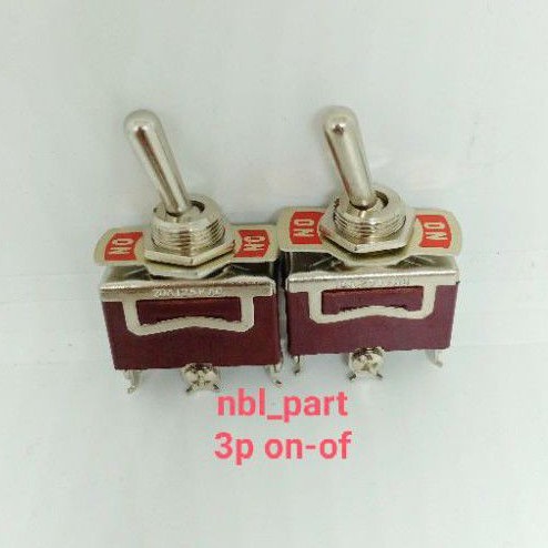 Jual Saklar/toggle 3p on-of 15A(Taiwan) | Shopee Indonesia