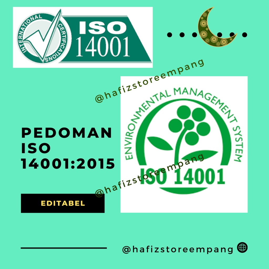 Jual Dokumen Pedoman ISO 14001 2015 (Lingkungan) Beserta Contohnya | Shopee Indonesia