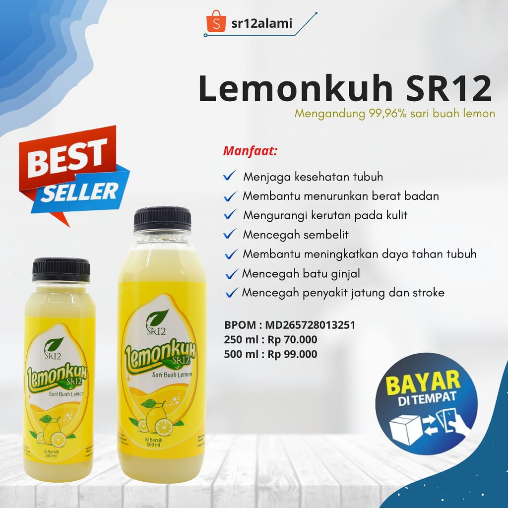 Jual Lemonkuh SR12 Sari Buah Lemon Asli Menjaga Daya Tahan Tubuh ...