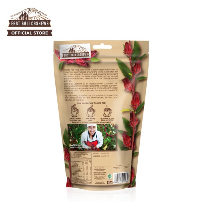 Jual teh-daun- teh rosela rosella tea hibiscuss tea east bali cashew ...