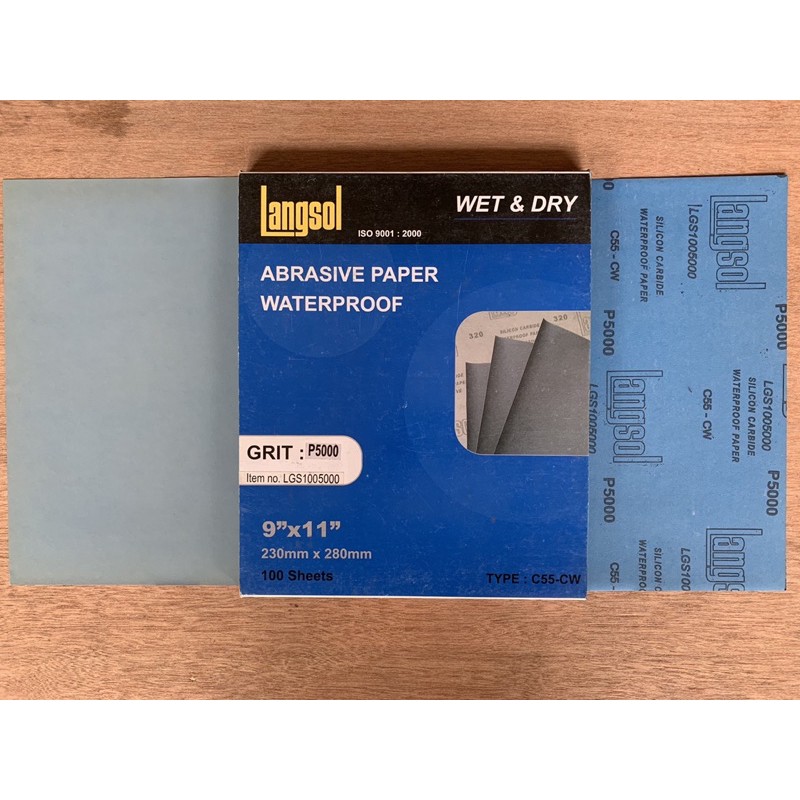 Jual Amplas Duco / Amplas Lembaran basah dan kering grit 5000 Langsol ...