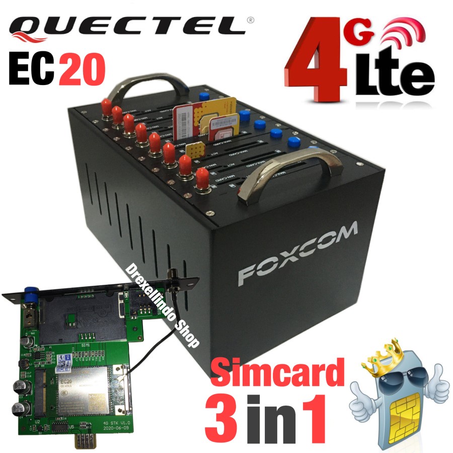 Jual Modem Pool FOXCOM 8 PORT 4G EC20 USAGE | Shopee Indonesia Jual Modem Pool FOXCOM 8 PORT 4G EC20 USAGE | Shopee Indonesia