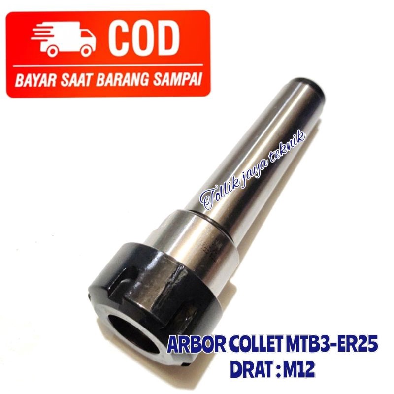 Jual Arbor Collet. Pegangan Collet MTB3-ER25 DRAT M12. Cocok Untuk ...