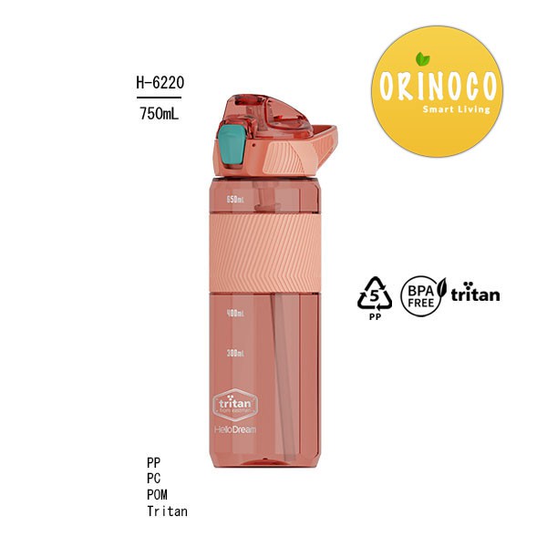 Jual Orinoco Botol Minum 750ML Falcon Space Cup Sport Bottle Plastik ...