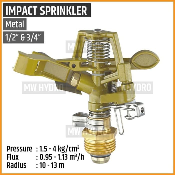 Jual Impact / Impulse Sprinkler, Metal | Shopee Indonesia