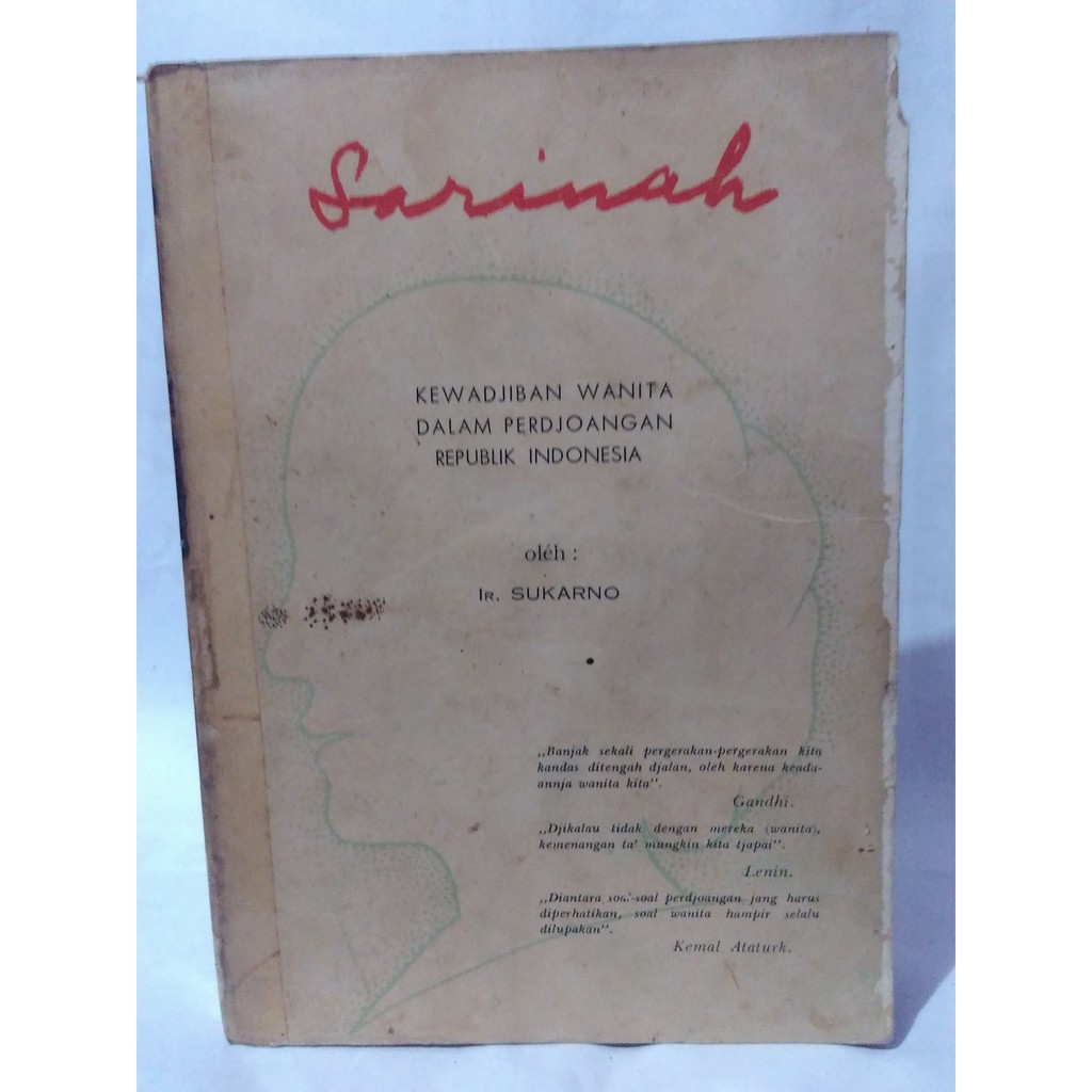 Jual Buku,SARINAH-BY IR. SOEKARNO | Shopee Indonesia