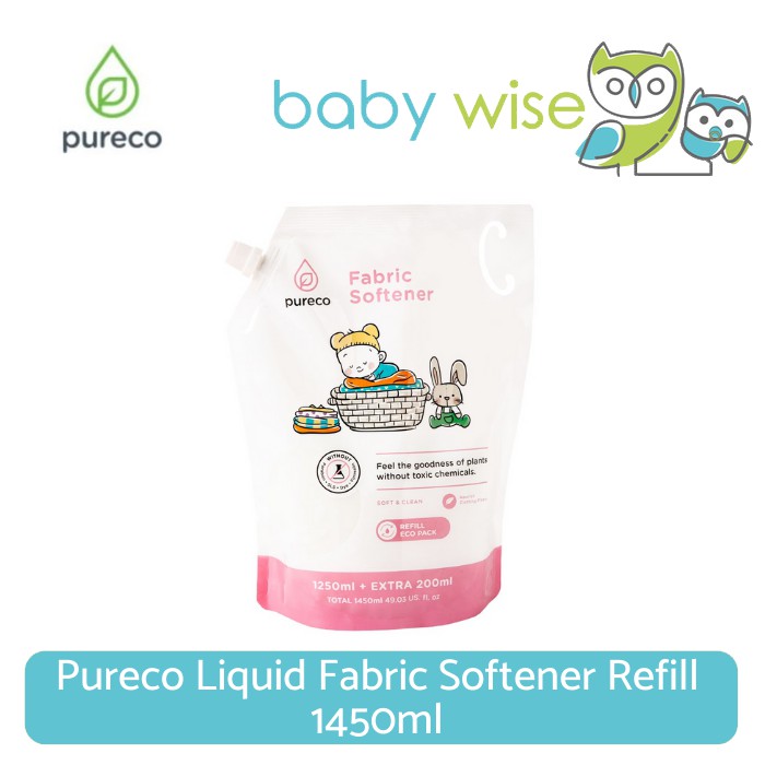 Jual Pureco Liquid Fabric Softener Refill 1450ml | Shopee Indonesia Jual Pureco Liquid Fabric Softener Refill 1450ml | Shopee Indonesia