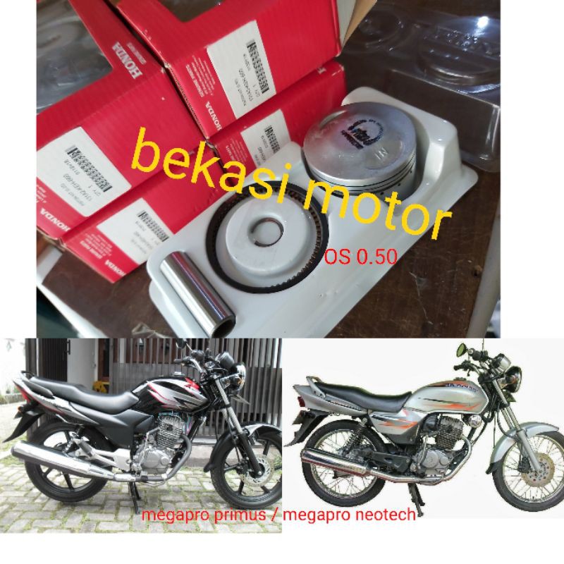 Jual 131A3-KEH pen ring seher piston kit honda megapro primus / GLpro neotech original OS 0.50 ...
