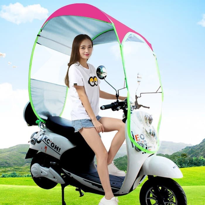 Jual JE.ID Kanopi Motor Anti Panas Dan Hujan TERBUKA / Tenda Motor ...