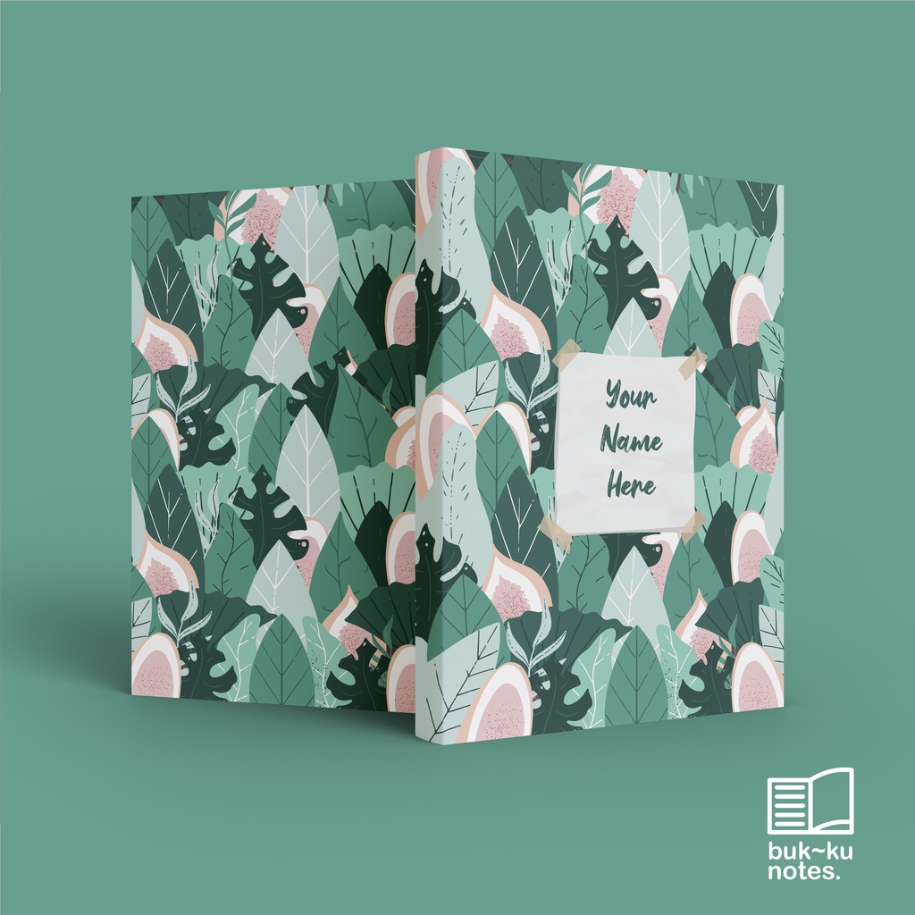 Jual Buku custom sekolah catatan kuliah tropical design notebook ...