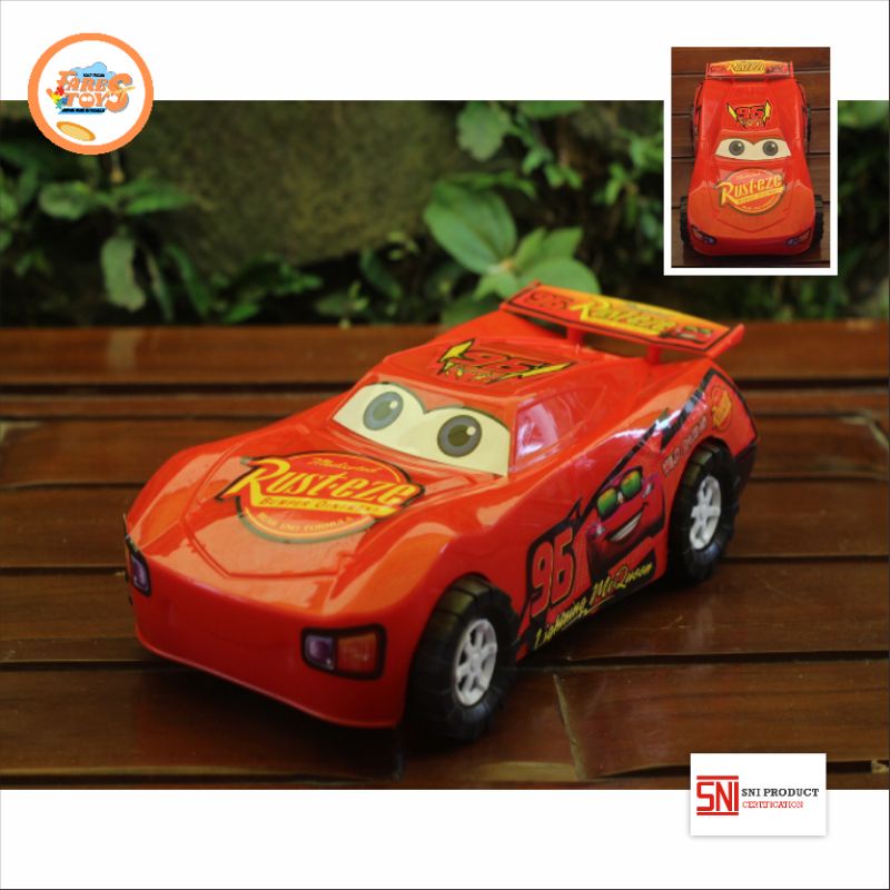 Jual Mobil Lightning McQueen Sports Car Dorong Besar LT 53 | Shopee ...