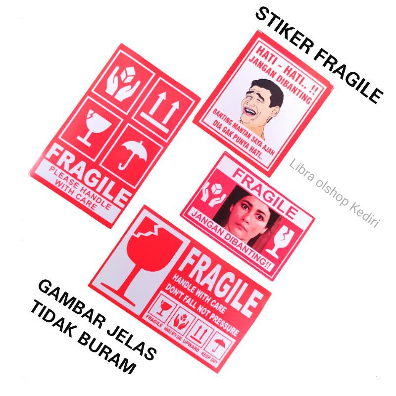 Jual STICKER FRAGILE STIKER PAKET | Shopee Indonesia