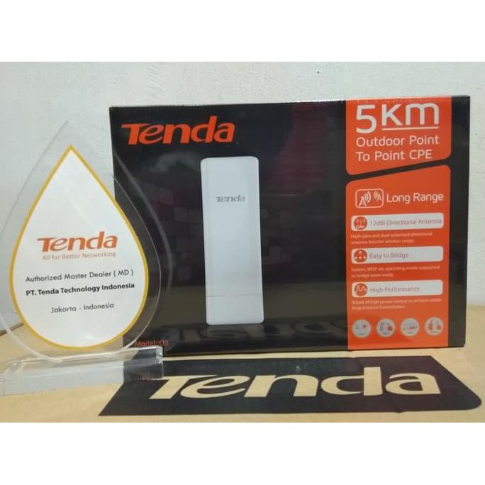 Jual Tenda O3 5Km Outdoor Point To Point Cpe - Tenda 03 Wireless Router ...