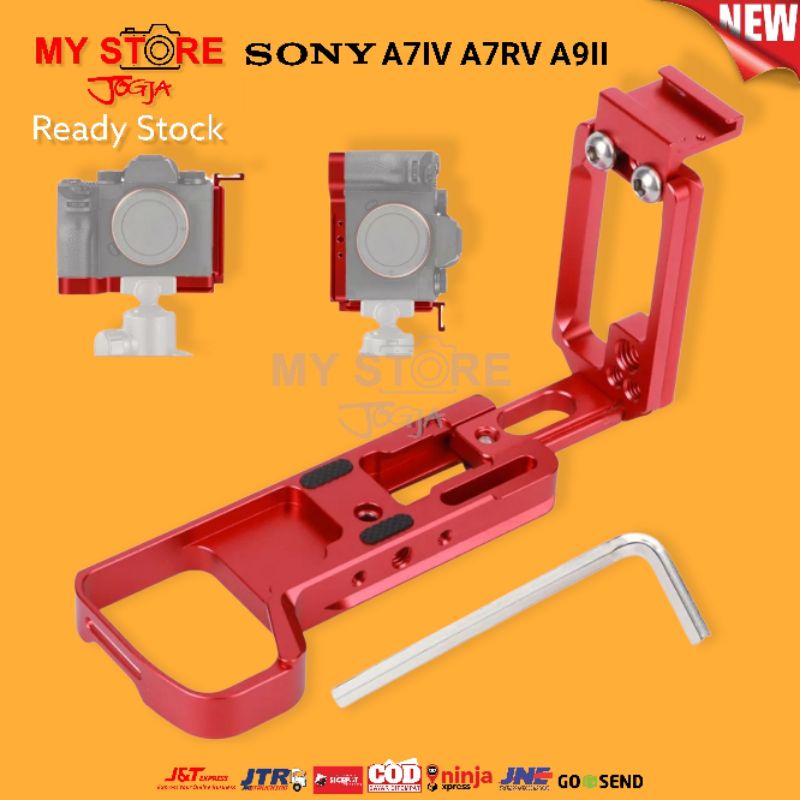 Jual Quick Release L Plate Vertical Hand Grip Cold Shoe Camera Sony A7 ...
