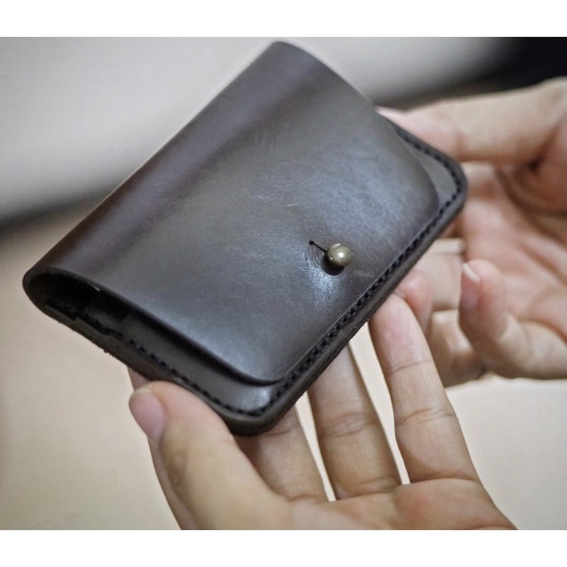 Jual Dompet kartu Kulit Bisa Custom Nama,Logo dll | Shopee Indonesia