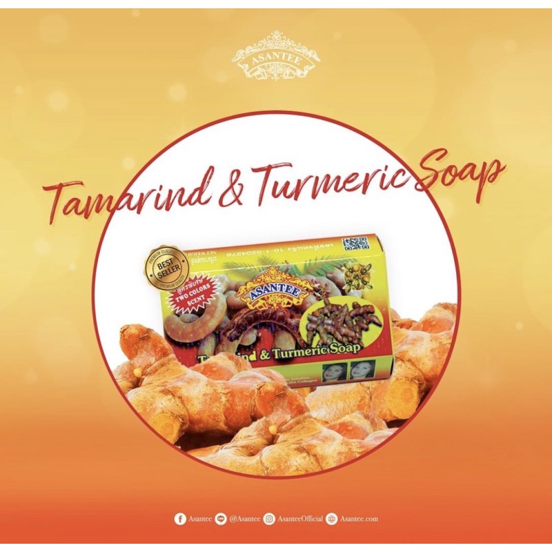 Jual ASANTEE TAMARIND & TURMERIC SOAP ORIGINAL | Shopee Indonesia