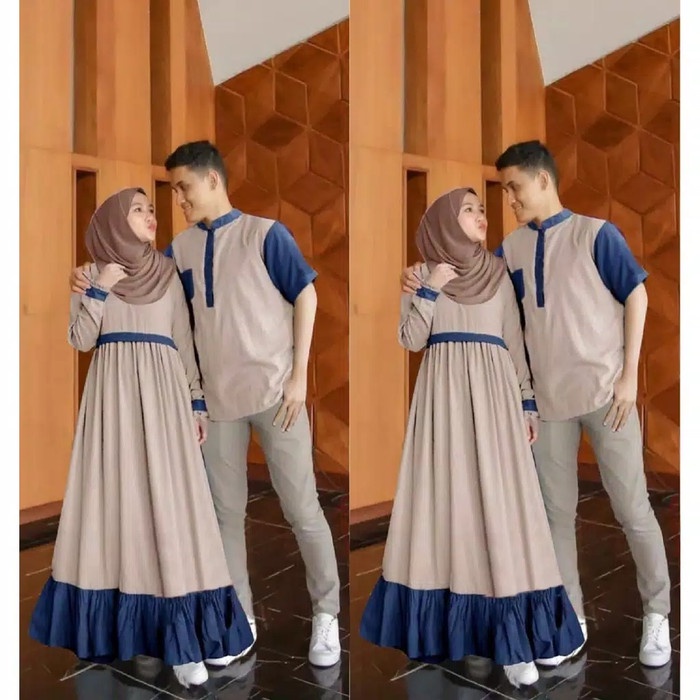 Jual Set-Family-Muslim-Busana- Baju Pasangan Muslim/Gamis Couple Muslim ...