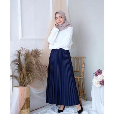 Jual Rok Plisket PROMO MURAH (COD) | Shopee Indonesia