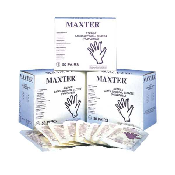 Jual MAXTER SURG GLOVE ST:7,5 B'50 PSG 50 PSG | Shopee Indonesia