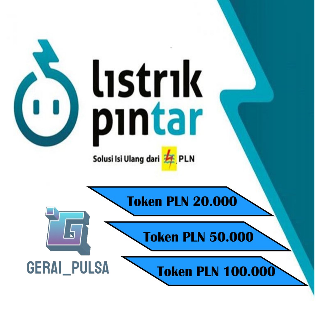 Jual Token Listrik / Pulsa PLN Prabayar 20 50 100 ribu 20000 50000 100000 | Shopee Indonesia