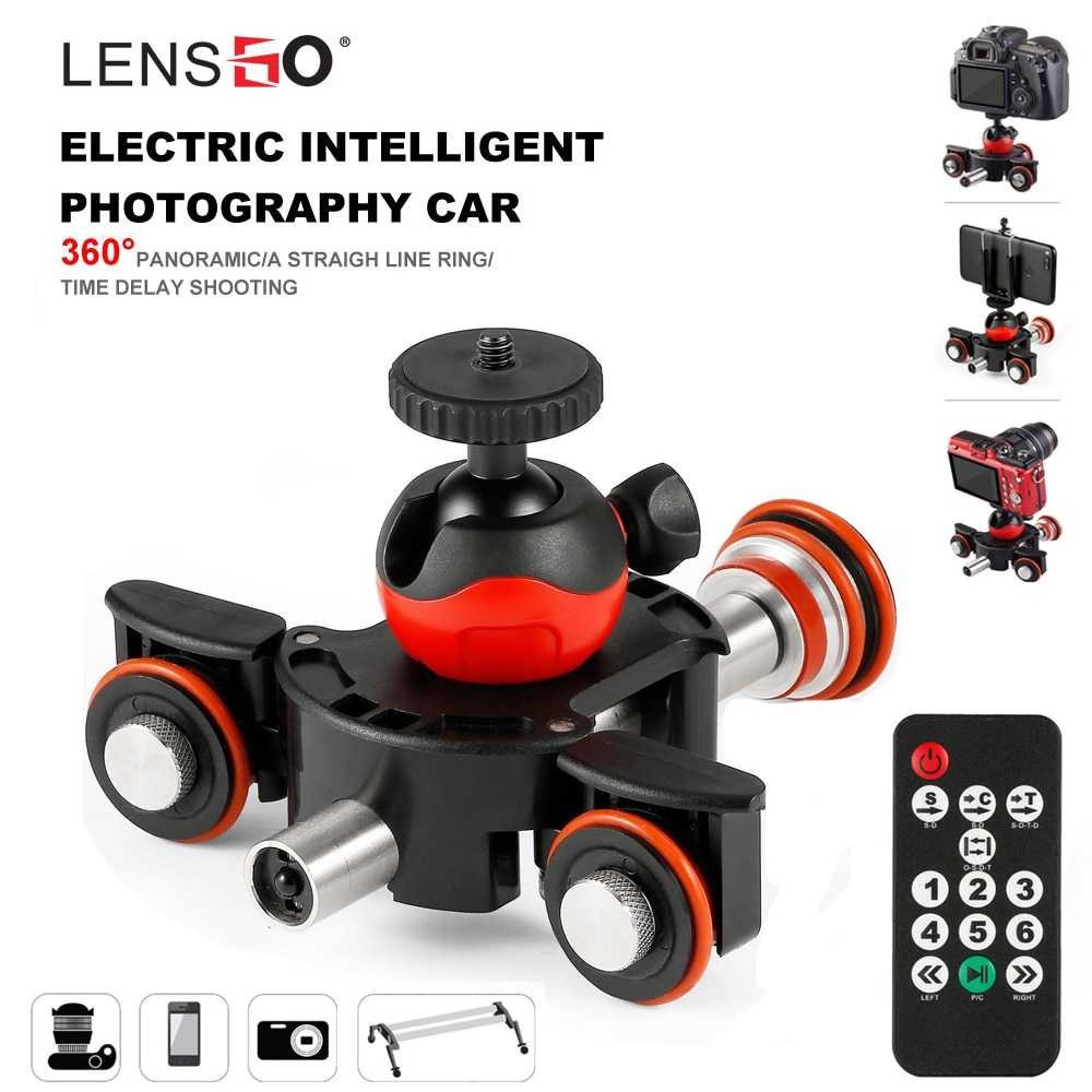 Jual Motorized Camera Video Dolly with Scale Indication Electric Track ...