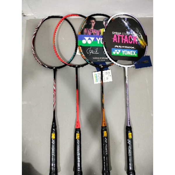 Jual RAKET BADMINTON 28-30LBS FREE TAS DAN GRIP | Shopee Indonesia