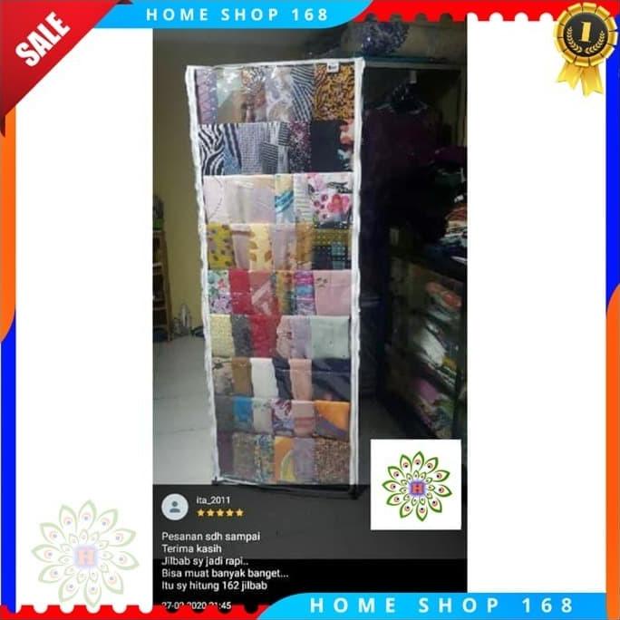 Jual RAK HIJAB/RAK JILBAB /RAK GANTUNG PLUS 2 LACI/LEMARI HIJAB/ TK 075 ...