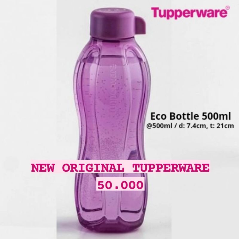 Jual Eco Bottle 500 ml NEW ORIGINAL TUPPERWARE | Shopee Indonesia