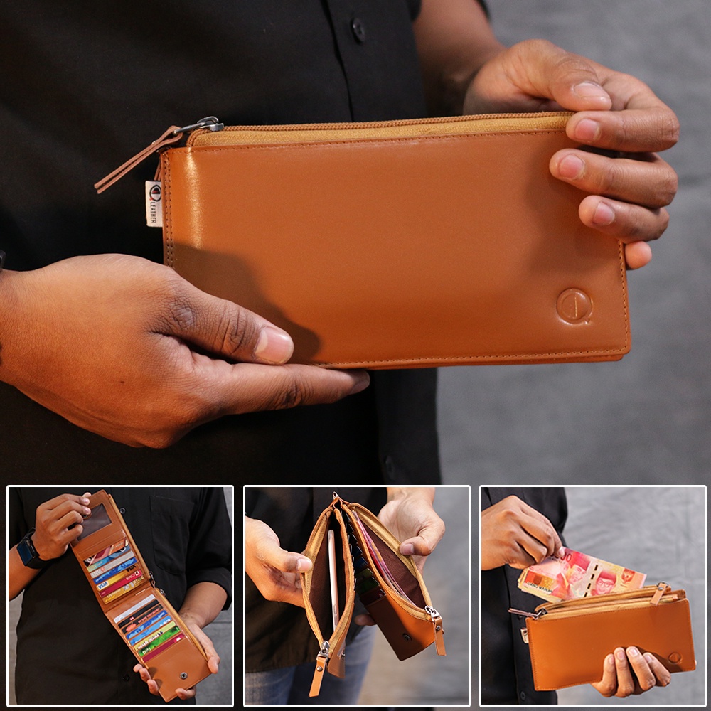 Jual Dompet Kulit Wanita Panjang Wallet Premium Murah Grosir Dompet ...