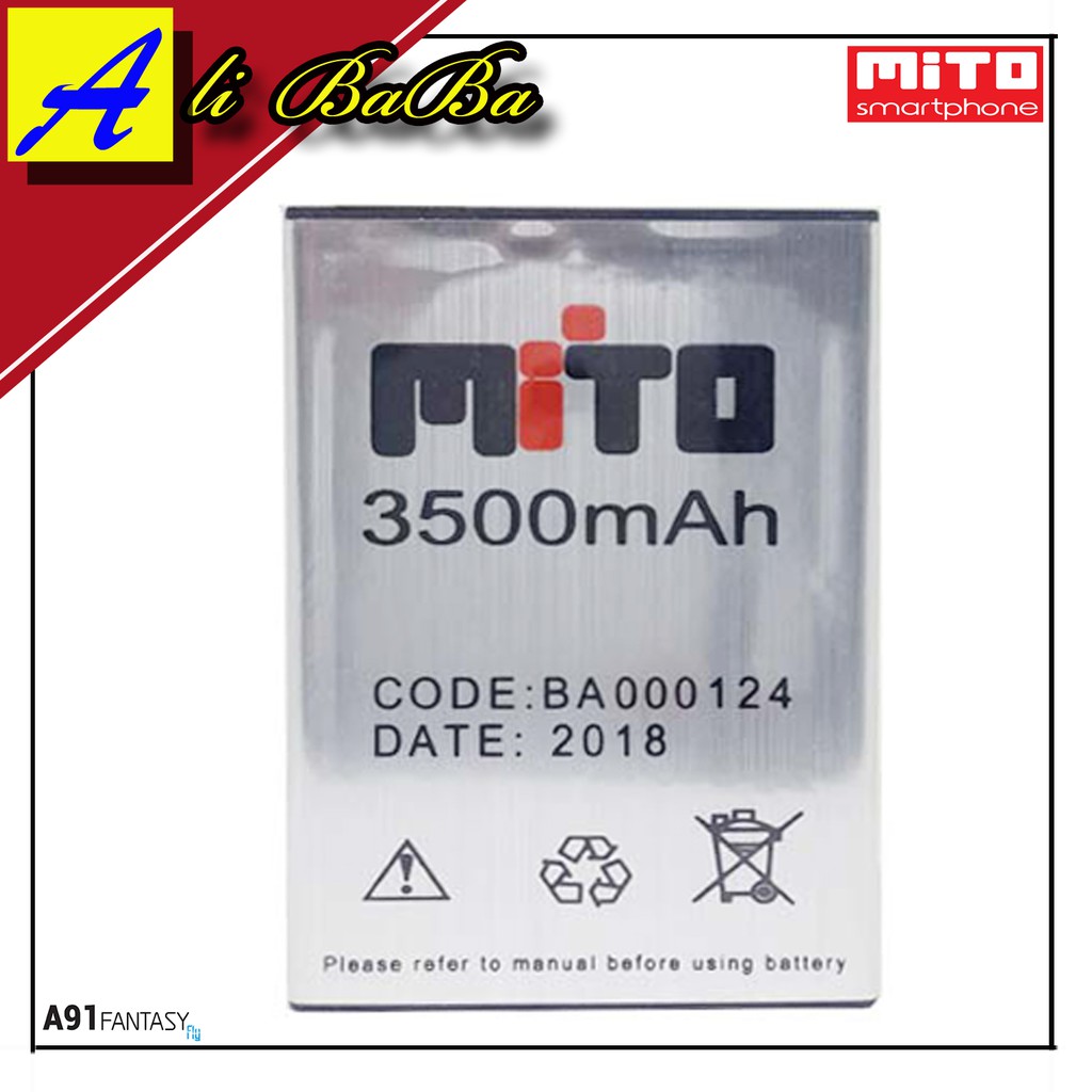 Jual Baterai Handphone Mito A91 A230 Fantasy Fly Double Power Mito BA ...