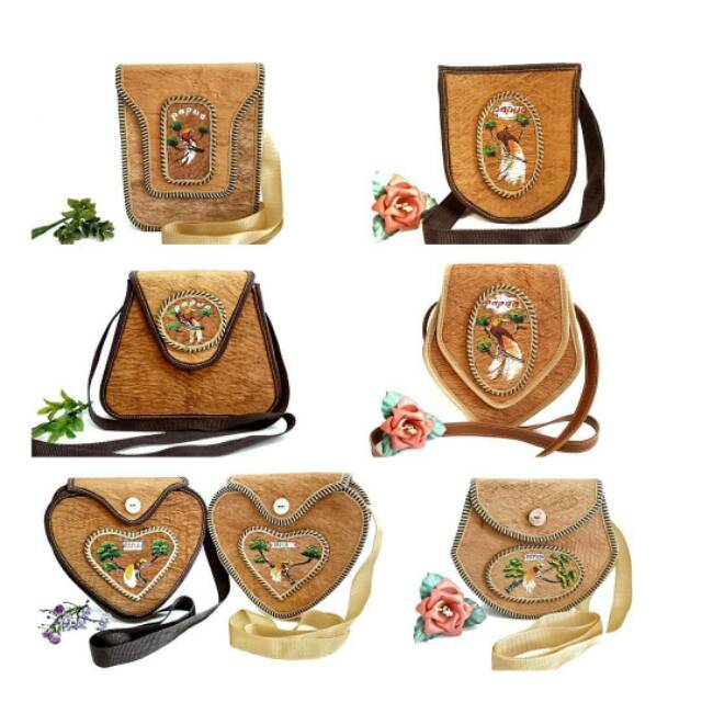 Jual Tas kulit kayu/tas noken papua | Shopee Indonesia