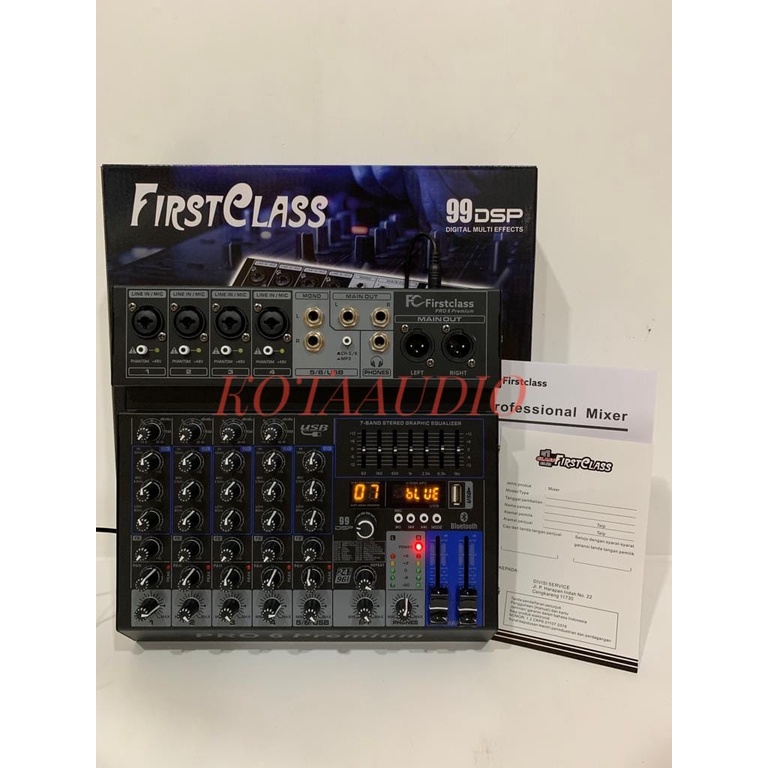 Jual MIXER AUDIO FIRSTCLASS PRO 6 PREMIUM / FIRST CLASS PRO PREMIUM 6 ORI | Shopee Indonesia