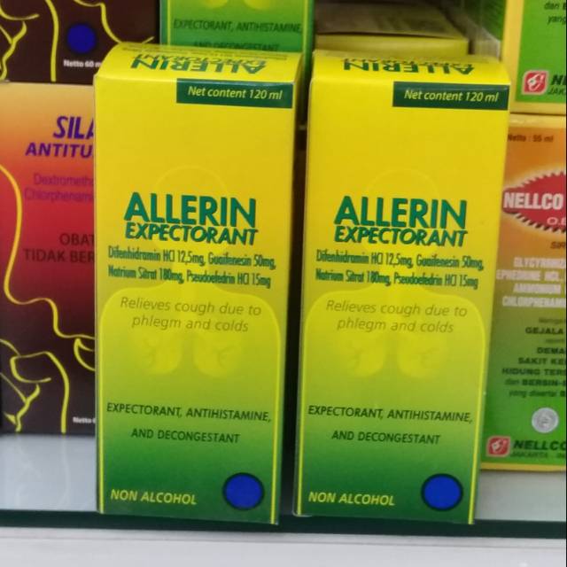 Jual Allerin expectorant 120ml | Shopee Indonesia
