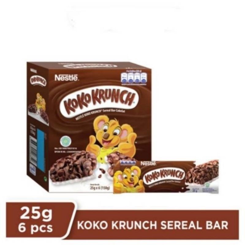 Jual Nestle - Koko Crunch Cereal Bar Multipack - 6 x 25 gram | Shopee ...