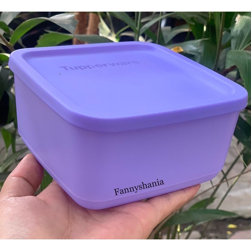 Jual Free ongkir Tupperware SQUARE ROUND 650ML TUPPERWARE KOTAK MAKAN ...