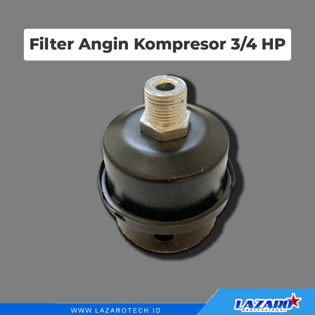 Jual FILTER UDARA ANGIN KOMPRESSOR BESI SARINGAN UDARA KOMPRESSOR 3/4 ...