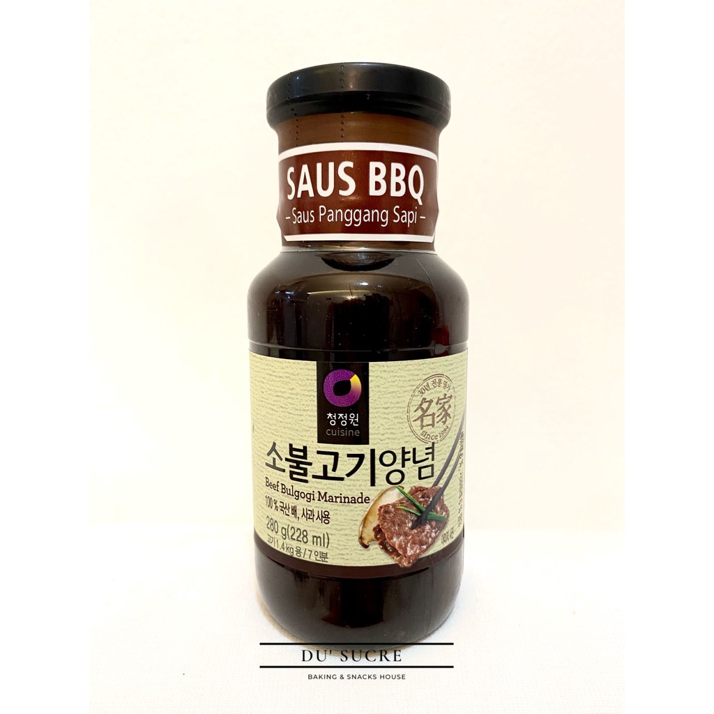 Jual Chung Jung Won BBQ Beef Galbi Marinade /Beef Bulgogi Marinade / Spicy Galbi Marinade ...