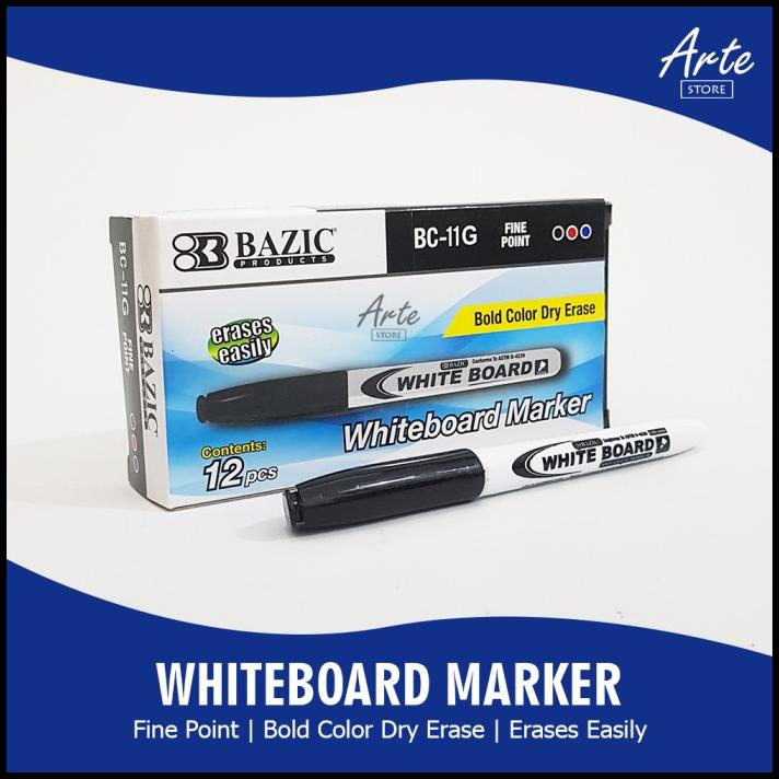 Jual Spidol Papan Tulis - Bazic Whiteboard Marker Fine Point | Shopee ...