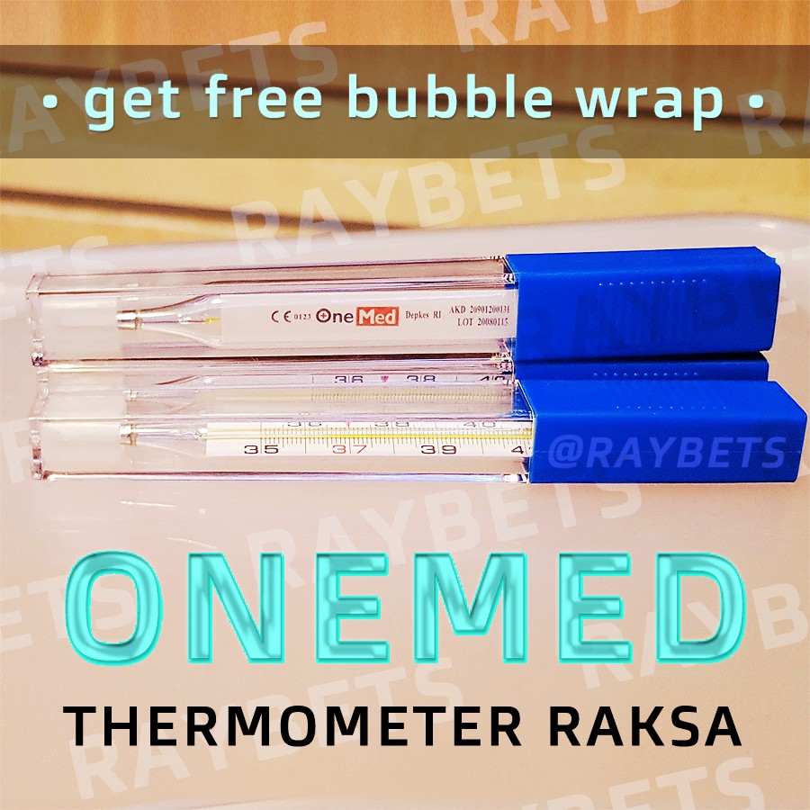 Jual OneMed Thermometer Raksa (Termometer Air Raksa) | Shopee Indonesia