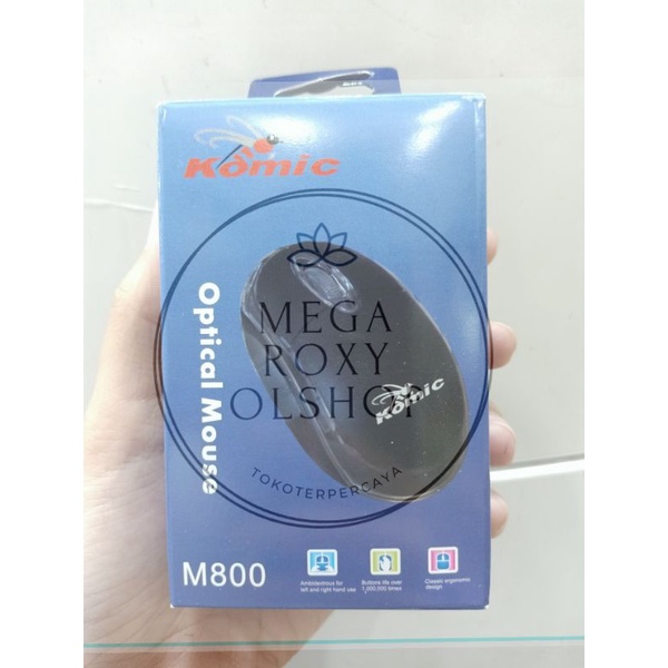 Jual Mouse Komic M800 USB Optical Mouse | Shopee Indonesia