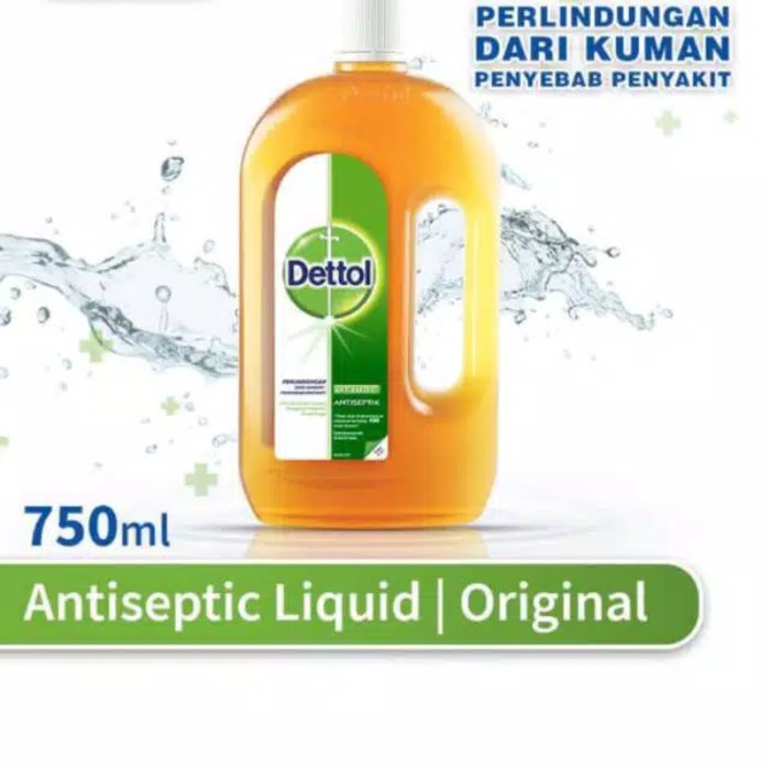 Jual Dettol Antiseptic liquid 750 ml botol original | Shopee Indonesia