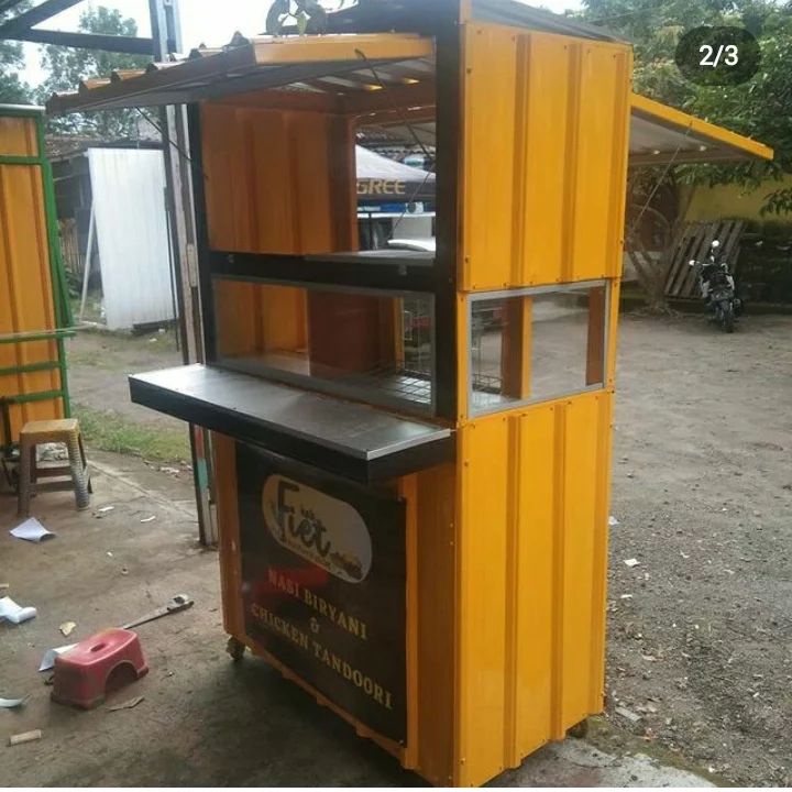 Jual Booth Kontainer/ Gerobak Kontainer/ Gerobak Jualan/ Gerobak Murah ...