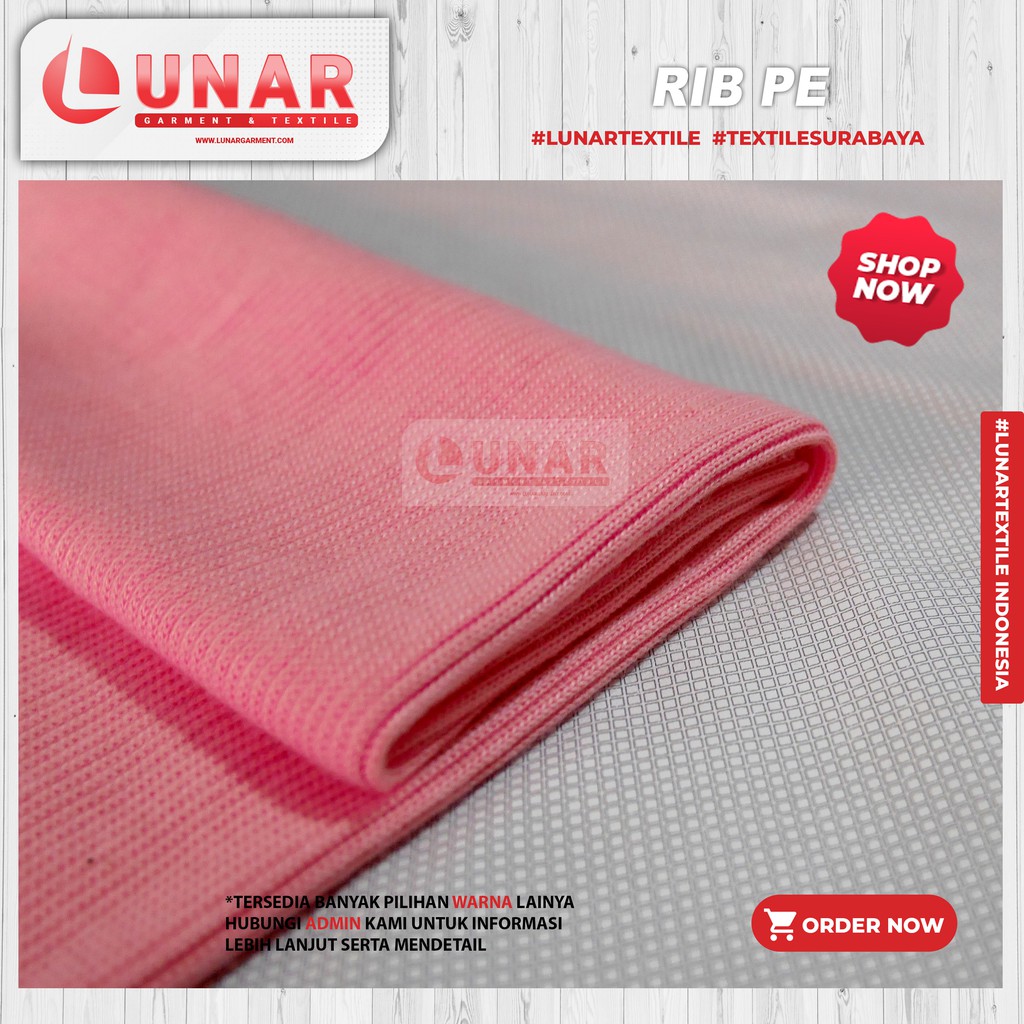 Jual Kain RIB atau BUR PE 1/2 KG Manset Jaket, Sweater, Hoodie untuk ...